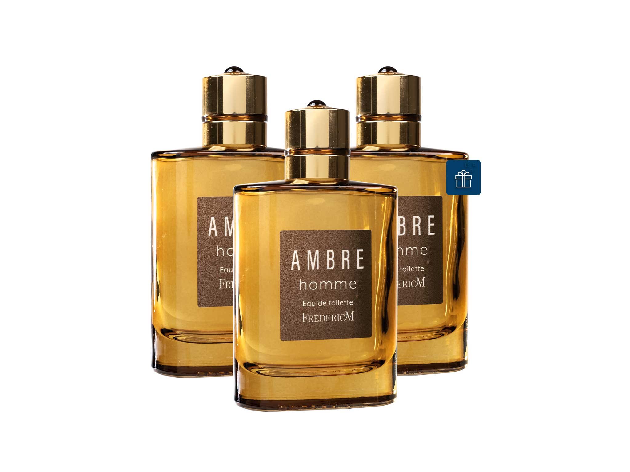 FREDERIC M / Angebot von drei Parfums Ambre