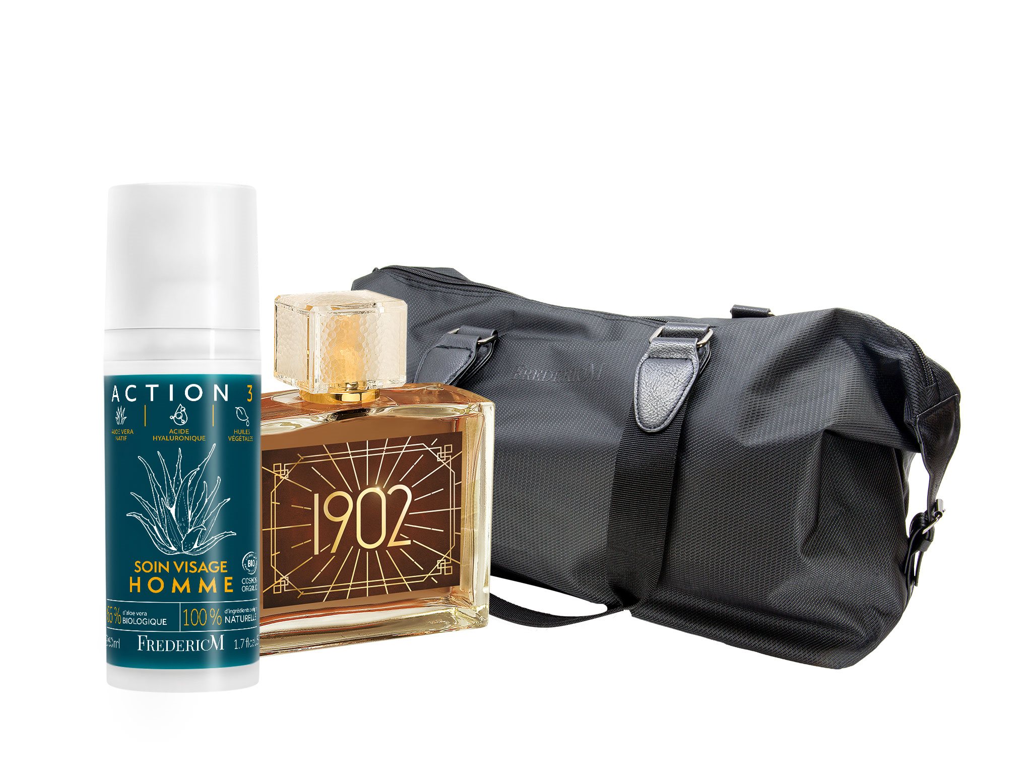FREDERIC M / SOIN HOMME & 1902 + SAC NOIR