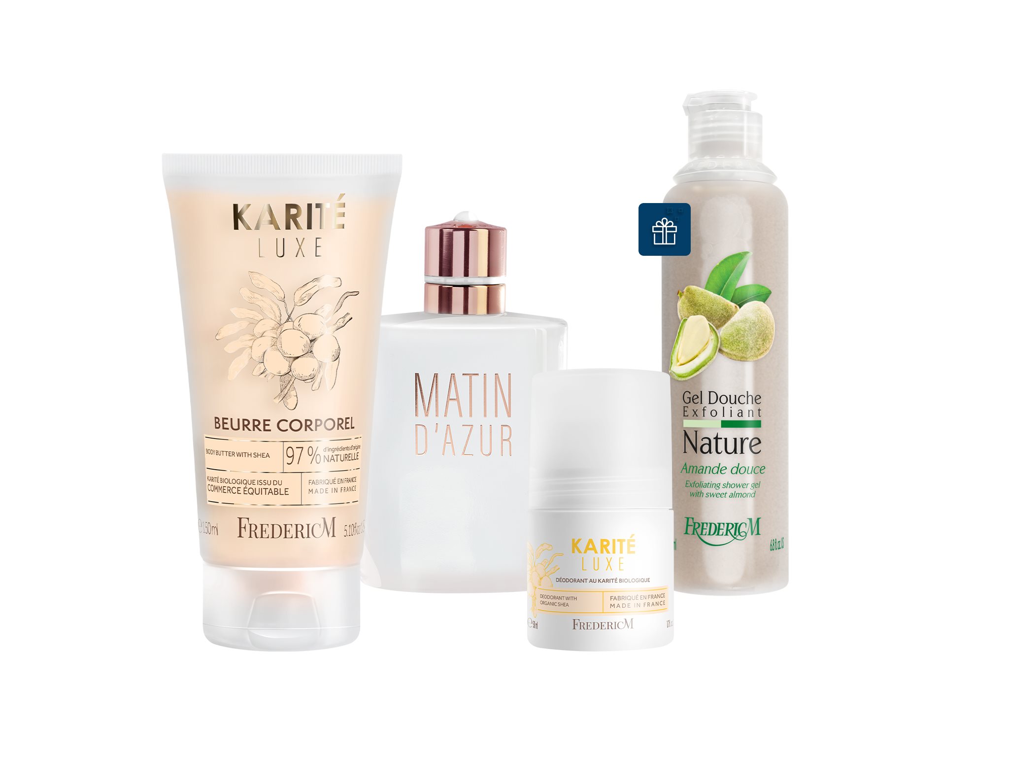FREDERIC M / PACK KARITÉ + EAU DE PARFUM MATIN D'AZUR 30ML