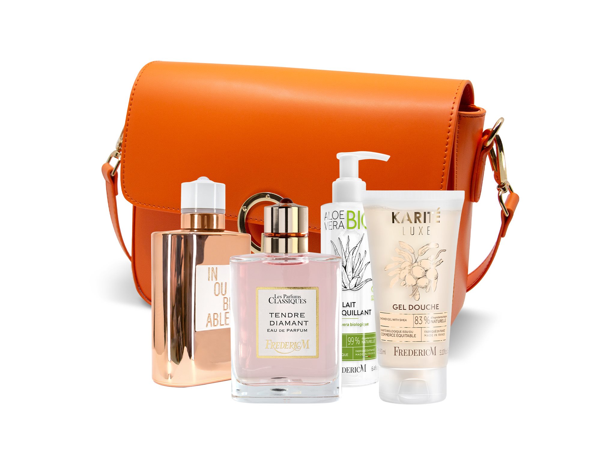 FREDERIC M / PACK SOIN VISAGE CORPS + PARFUM FEMININ