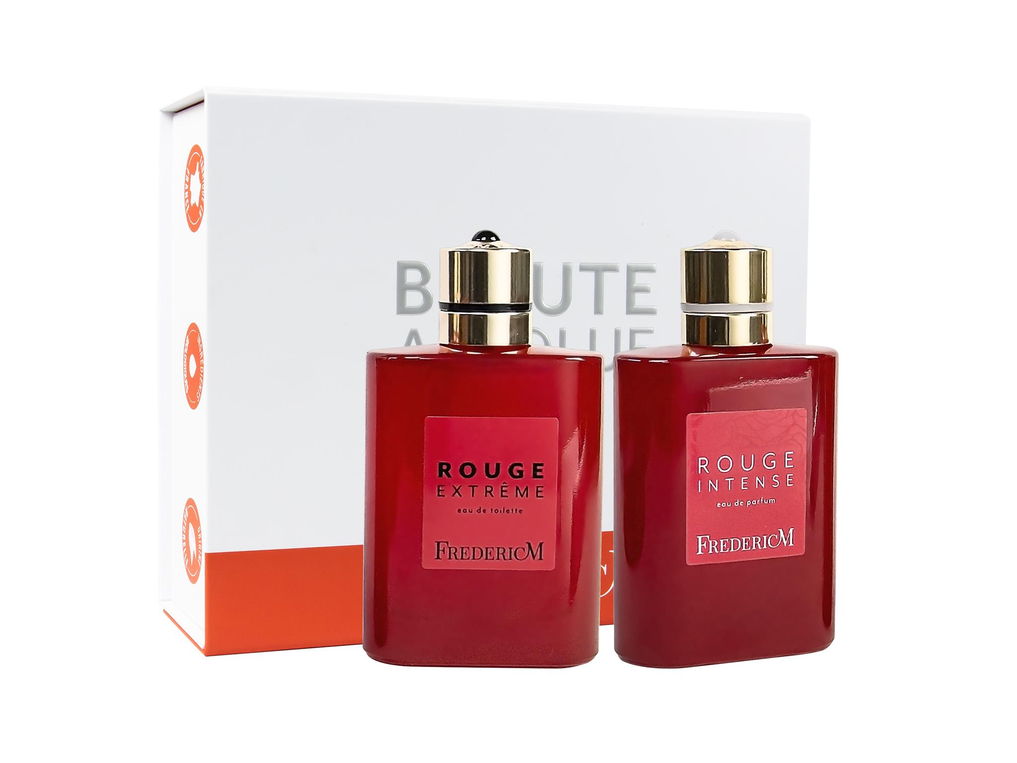 FREDERIC M / Nouveaux parfums Rouge Intense et Rouge Extrême