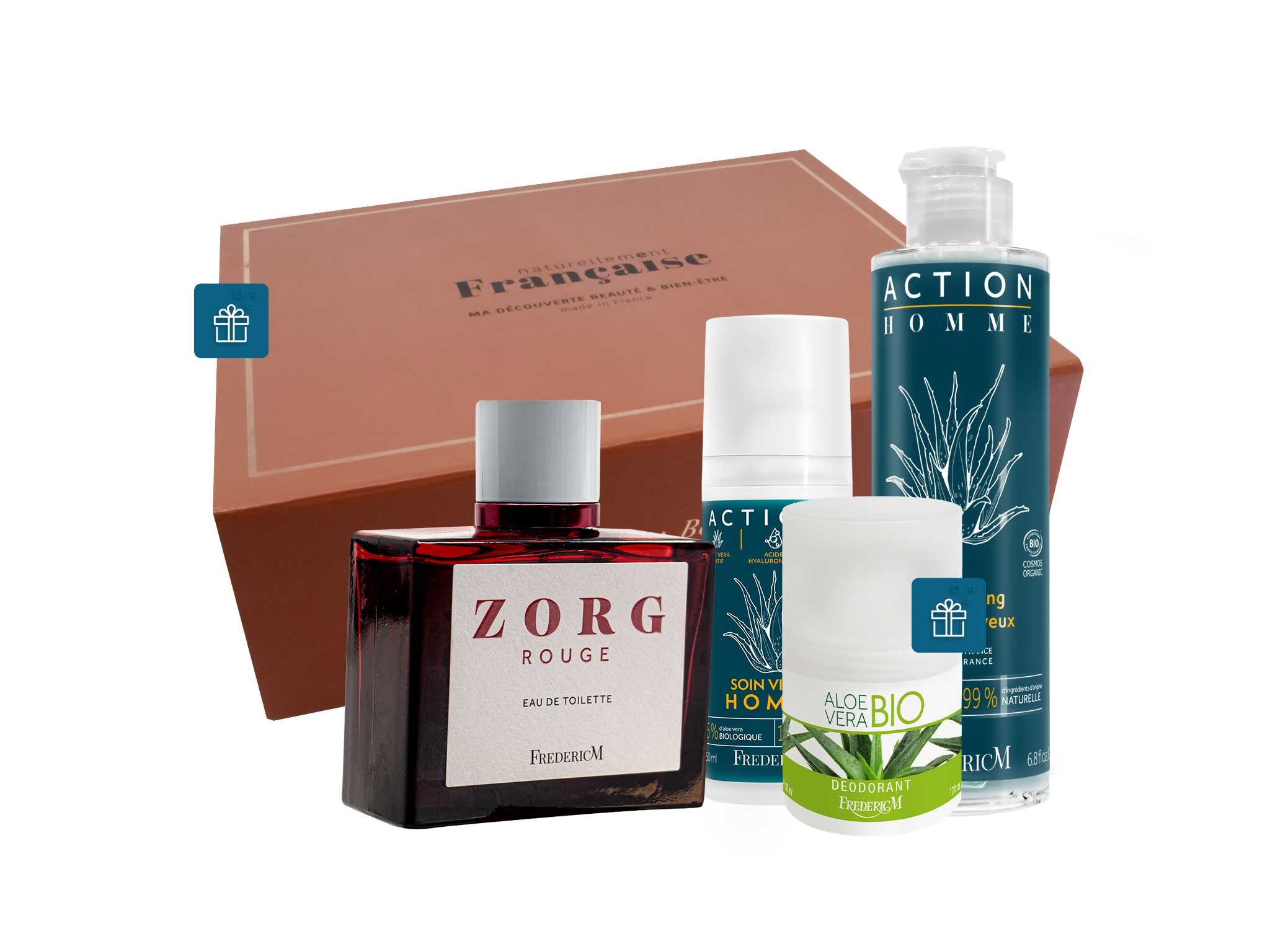 FREDERIC M / PACK HOMME + ZORG ROUGE