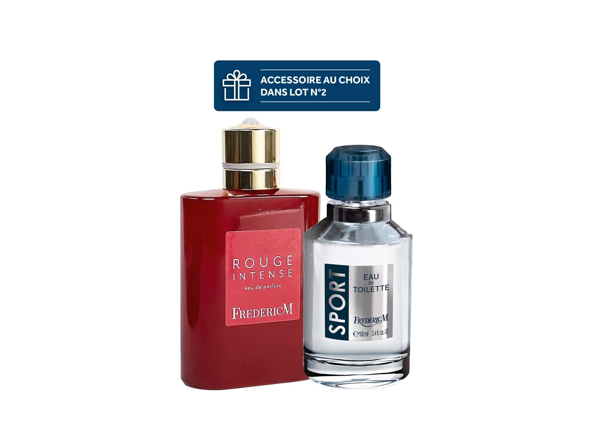 FREDERIC M / Offre Rouge Intense et Sport