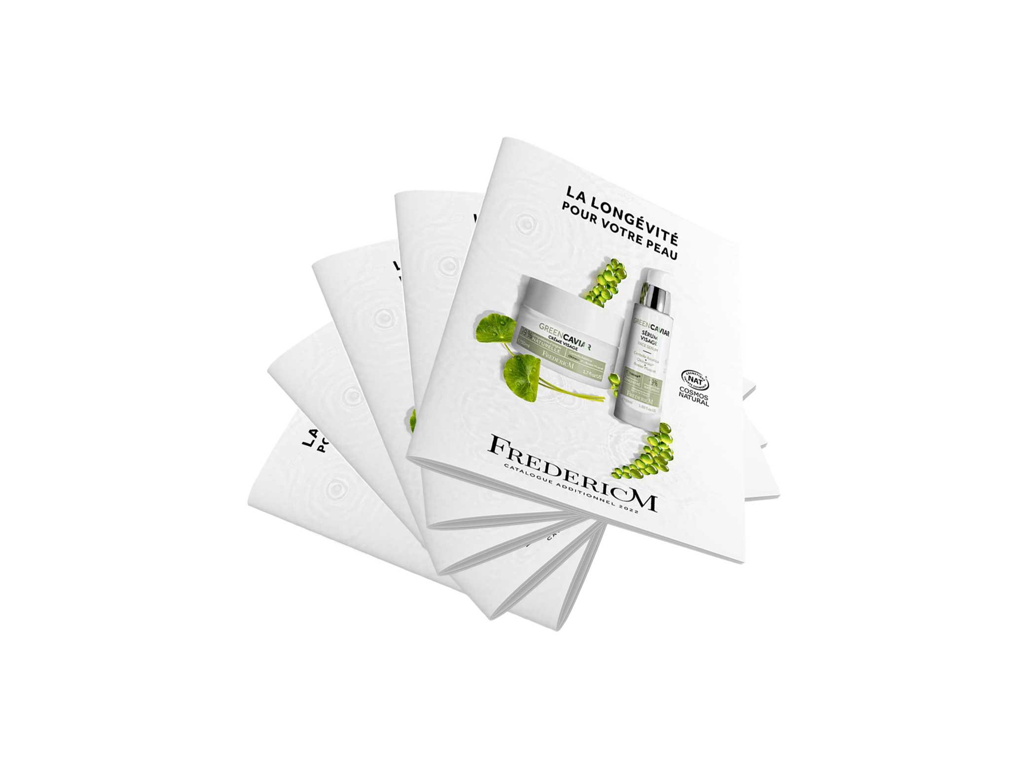 FREDERIC M / Lot de 5 catalogues additionnels 2022